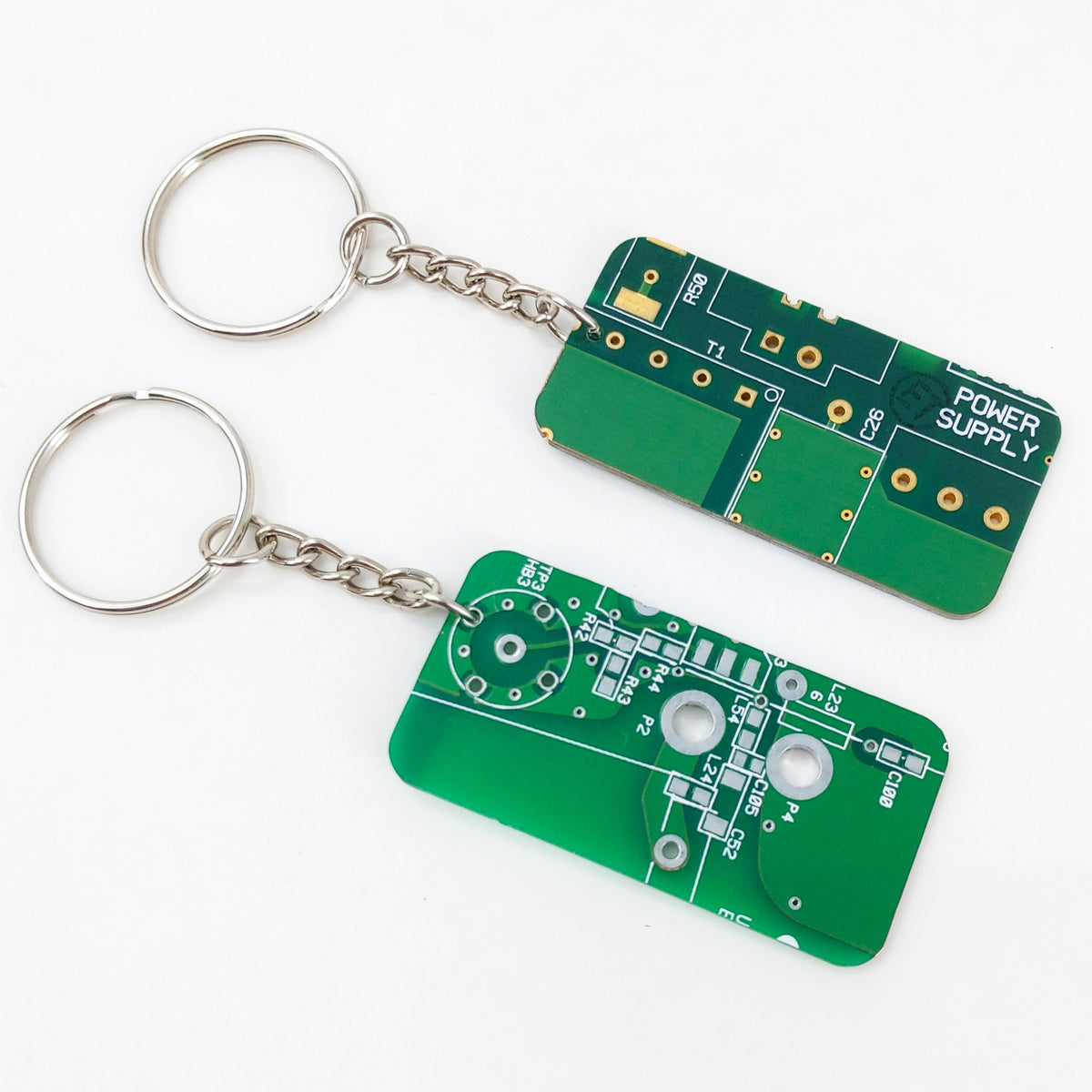 Green Circuit Board Keychain | 100% Recycled - TechWears Ltd